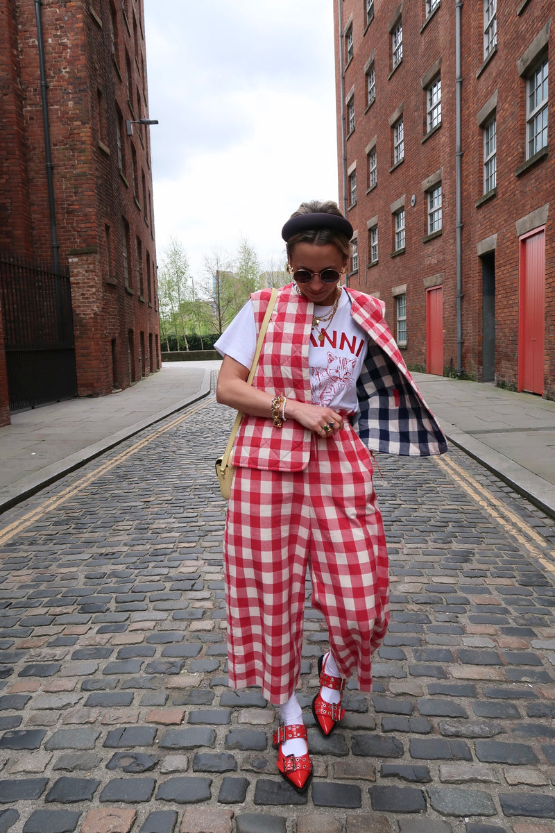 Good Manners Gingham Waistcoat – attique.studio